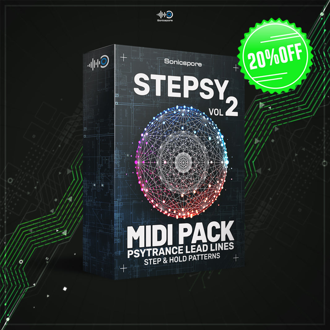 Psytrance MIDI Packs Arps, Sequences & Basslines – Sonicspore Sounds